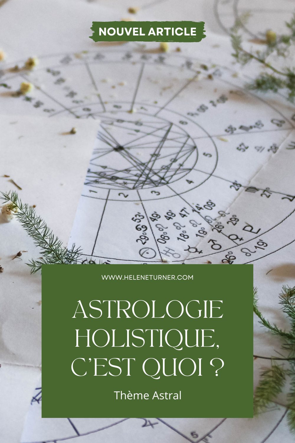ASTROLOGIE HOLISTIQUE, C’EST QUOI ? - Hélène TURNER