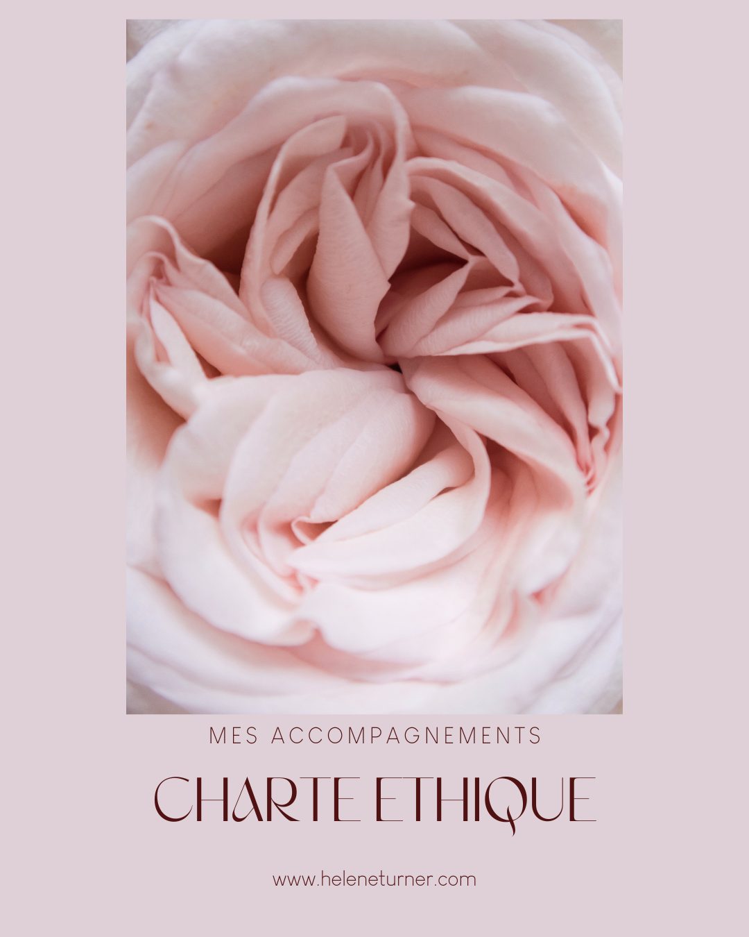 CHARTE ÉTHIQUE - Hélène TURNER Accompagnante Holistique